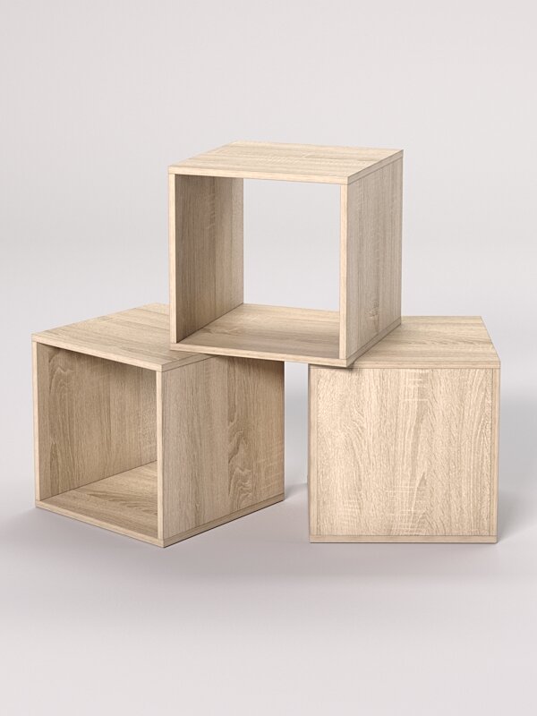 Комплект демонстрационных кубов №8, Дуб Сонома. Производитель товара - компания Westcom.