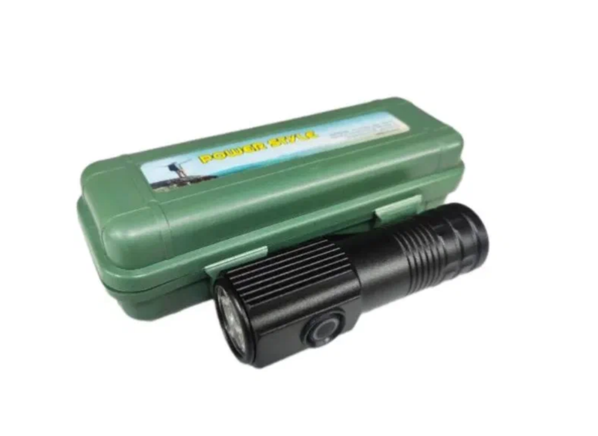 Фонарь модель K-75 (14582-34), ручной, аккумуляторный, 4 режима, кабель USB