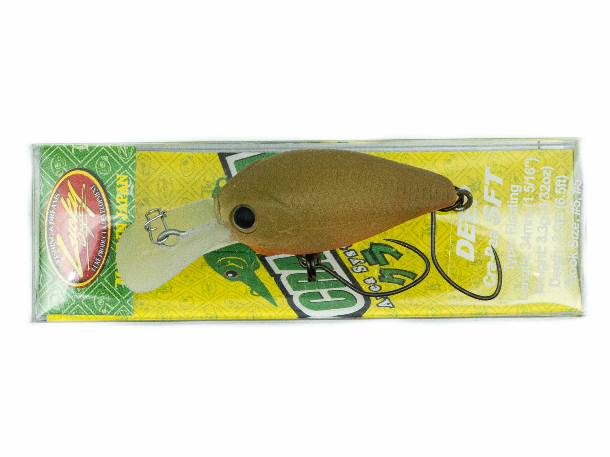 Воблер рыболовный Lucky Craft Deep Cra-Pea SFT, 3.3 гр, на форель, цвет #Kani Ore Free