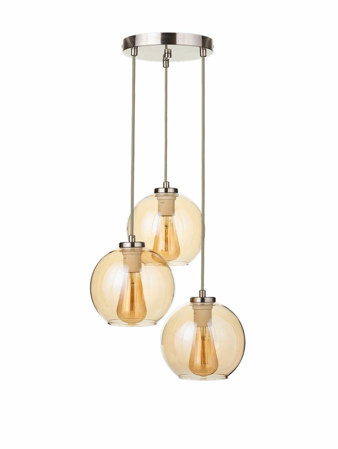 Люстра подвесная FLAT AQUARIUM // металл / стекло, цоколь E27 // Лаборатория света "33 Идеи"