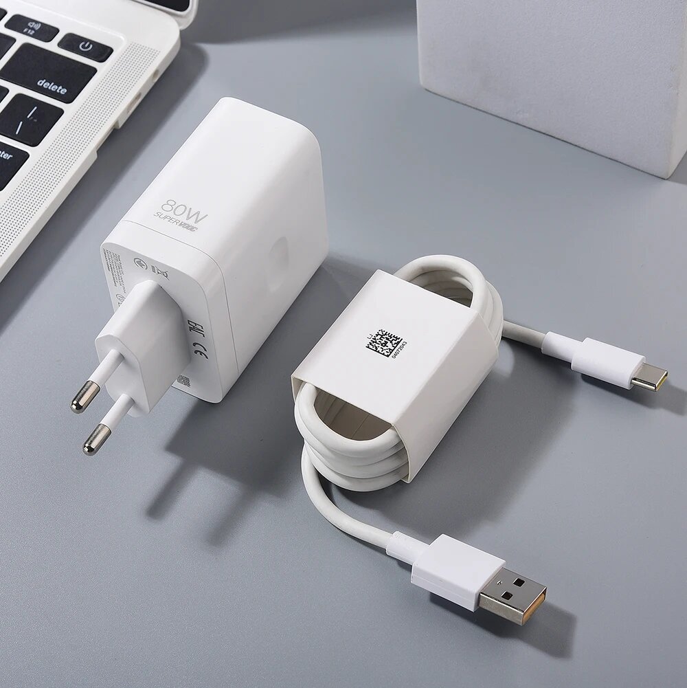 Зарядное устройство Realme 80 Вт SuperVOOC, ЕС, США, адаптер питания для быстрой EU add cable