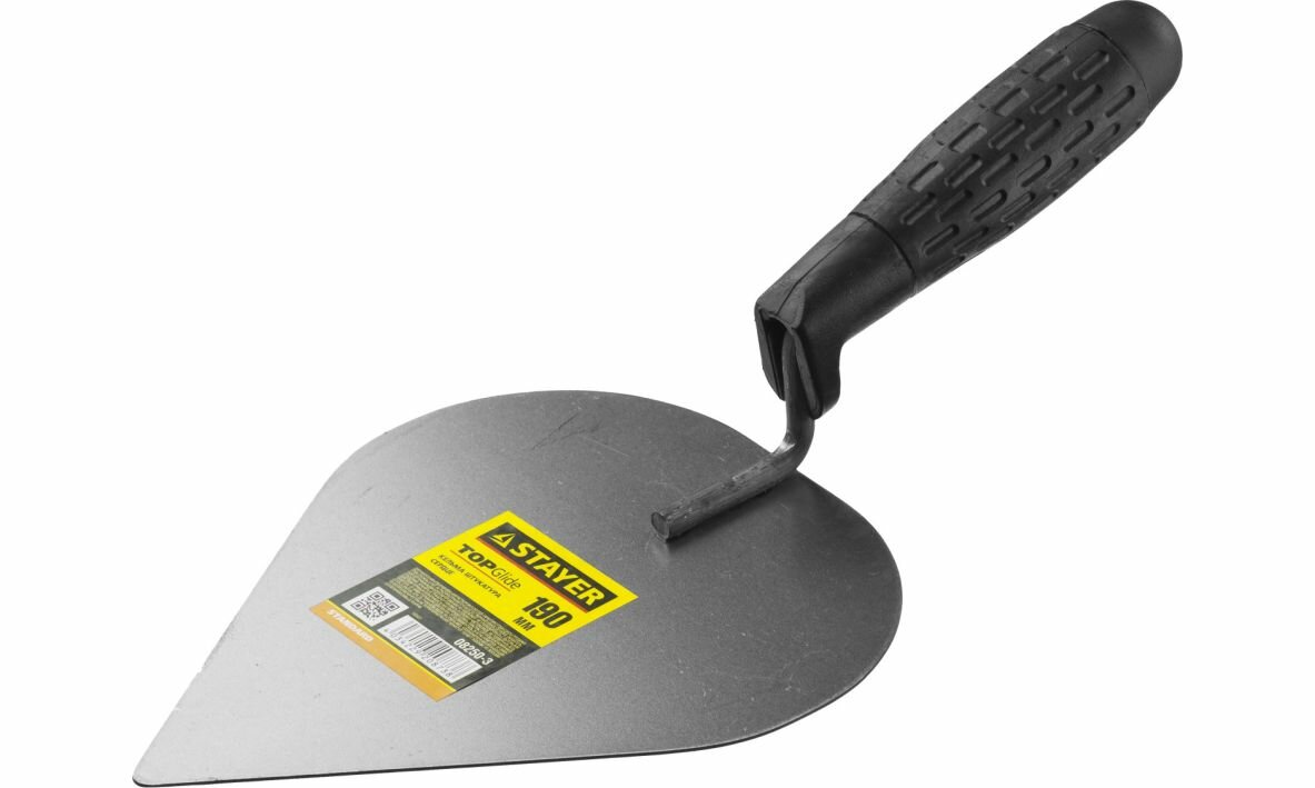 Мастерок сердечко штукатура 190 мм с пластиковой ручкой ECO