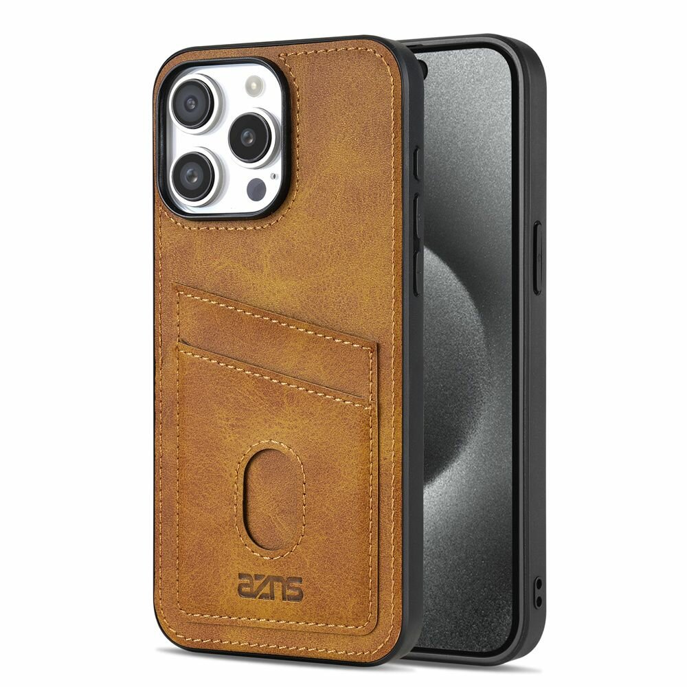 Чехол для телефона Apple iPhone 14 Pro Деловой стиль воловья кожа Дизайн слота для карты