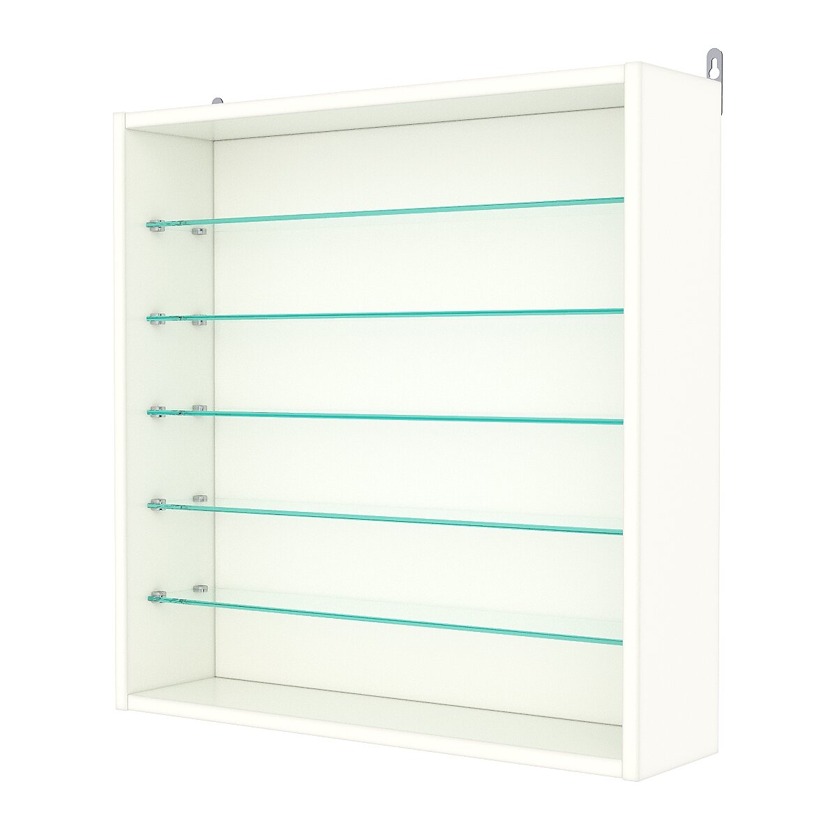 Витрина настенная №1-5Г, Белый. Производитель товара - компания Westcom.