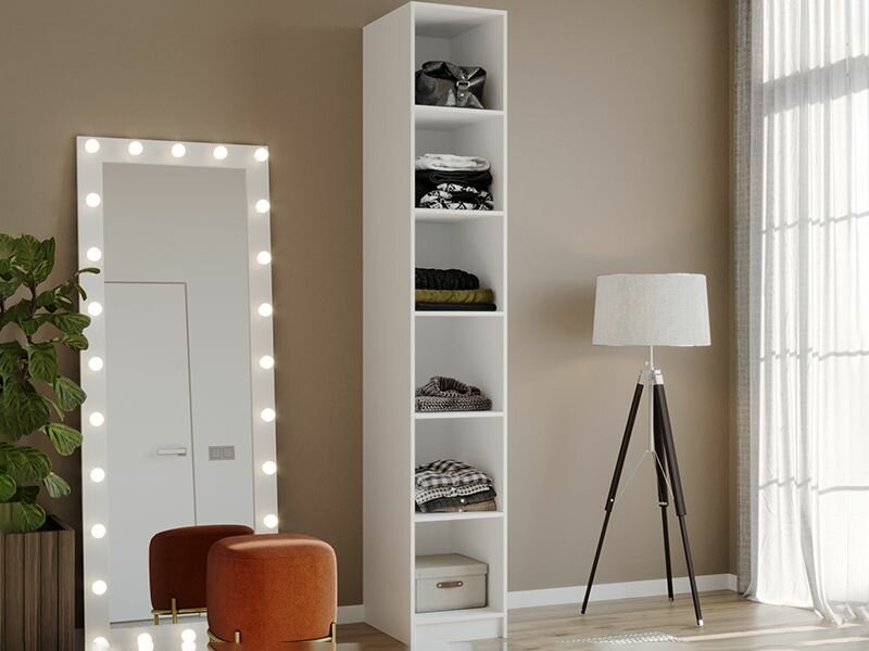 Гардеробная "Британи 14" 400х2400х500, белый