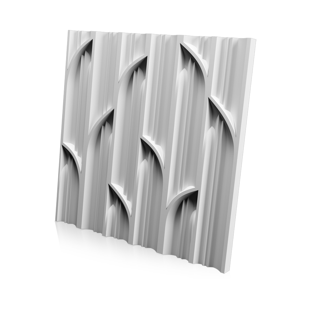 3D стеновая панель из гипса PALMETTE 1 артикул D-0015-1 от Artpole