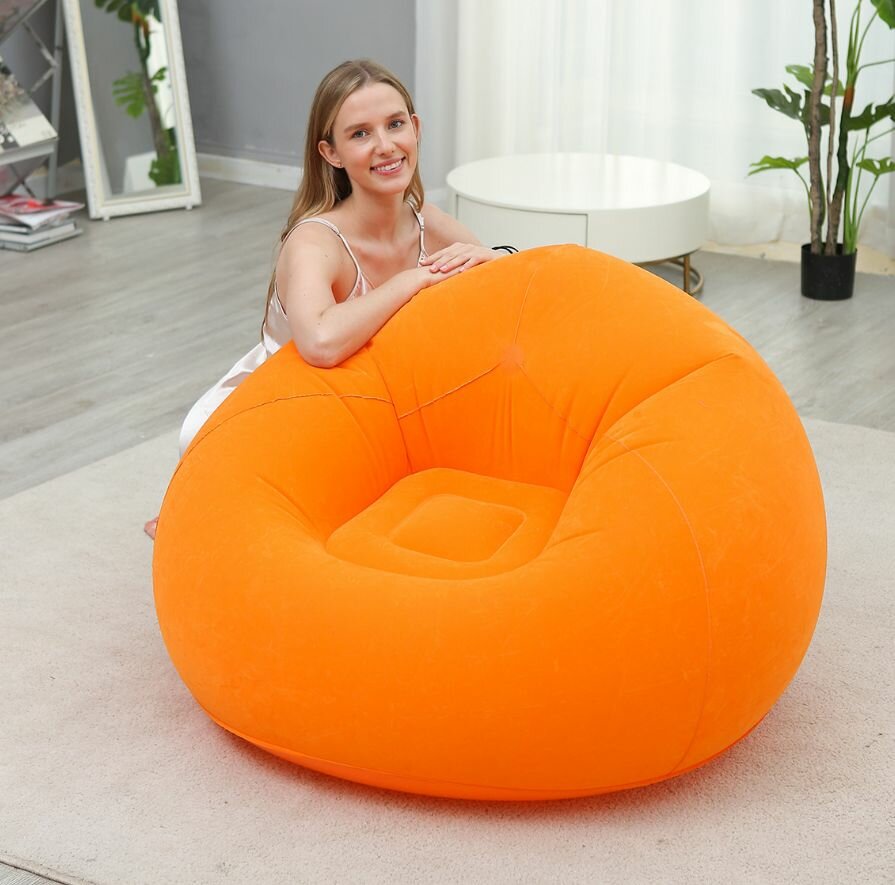 Надувной диван Надувной пуфик 103x60cm Подходит для дома/на открытом воздухе