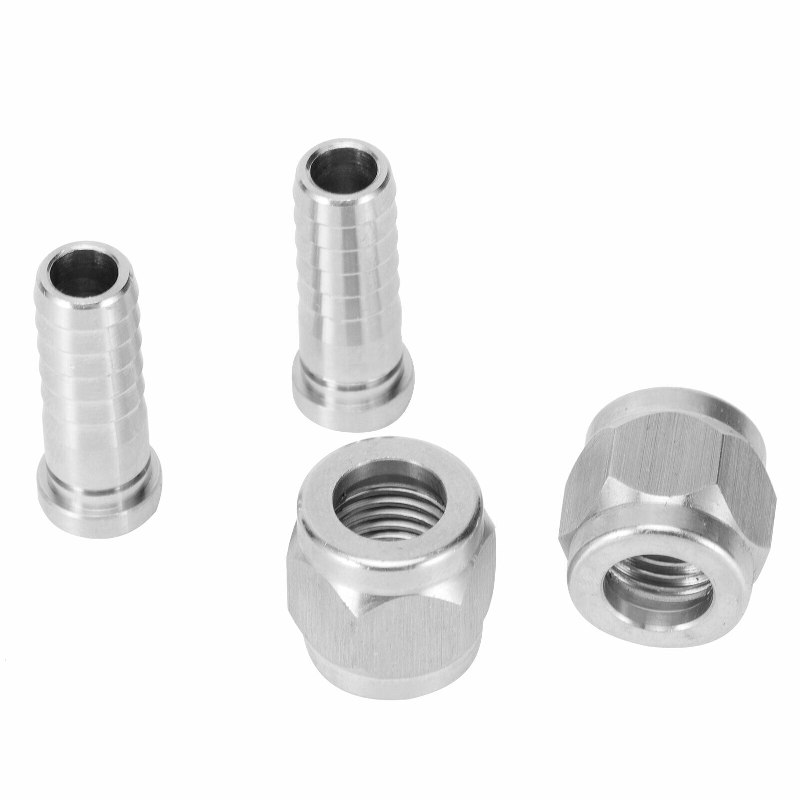 2 комплекта, 8 мм, нержавеющая сталь, 1/4 дюйма, 5/16 дюйма, гайка-штуцер, соединитель для шарового замка, штифт для домашнего пивоварения