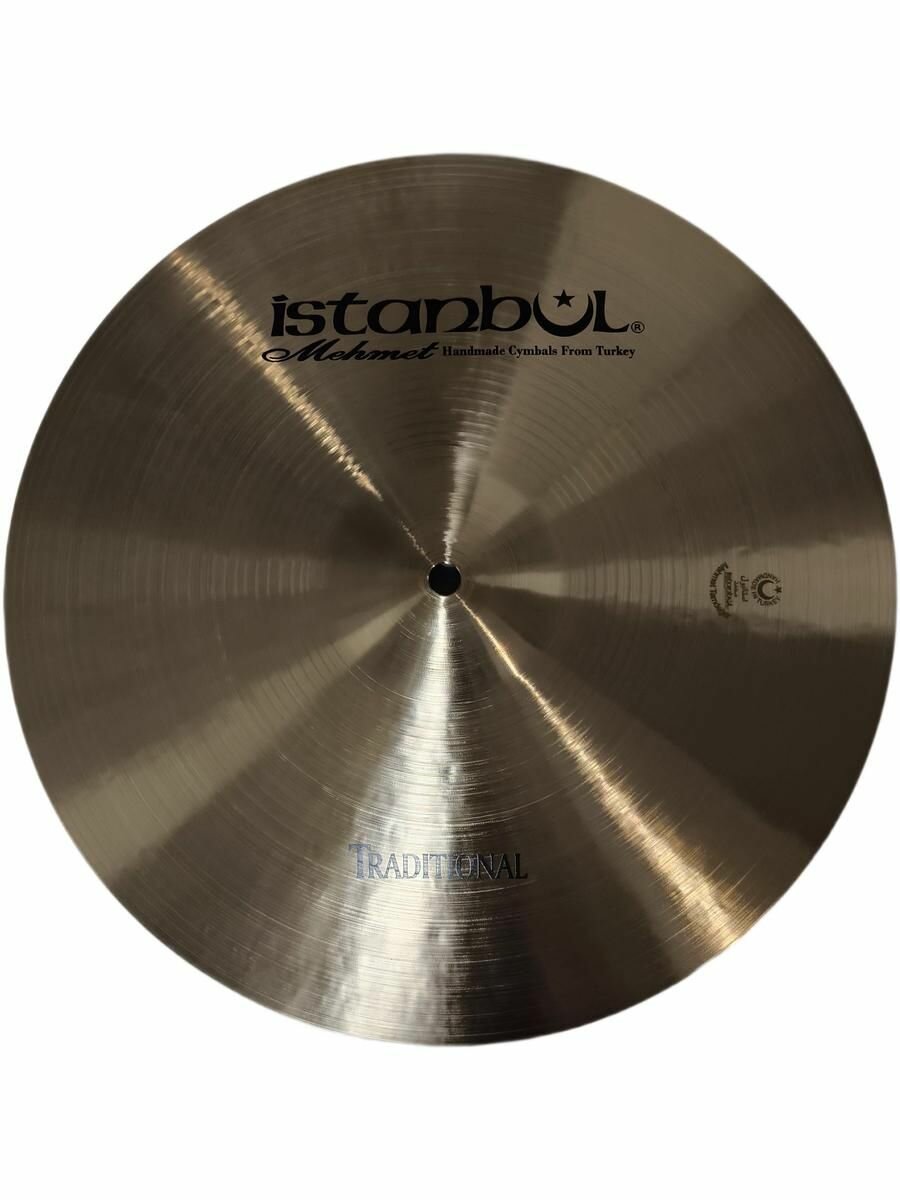 Тарелка для барабанов Istanbul Mehmet Traditional Crash Paper Thin 15 дюймов, колокольная бронза В20, ручная ковка.