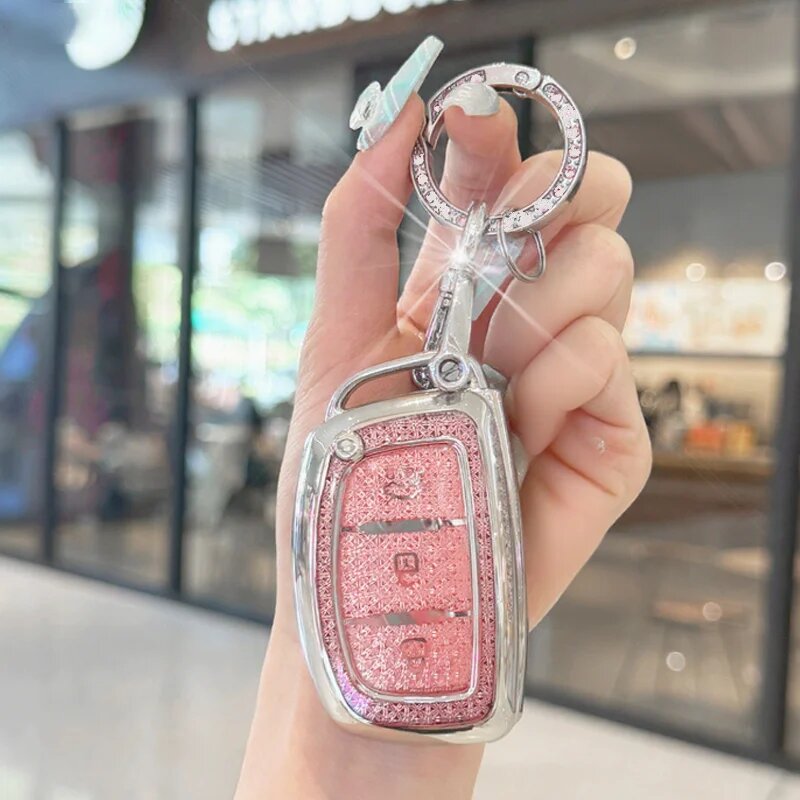 Новая мода для Hyundai Ix25 Ix35 Ix45 Tucson Sonata Rena Creta Verna Solaris Accent 3-кнопочный дистанционный автомобильный чехол для ключей, брелок