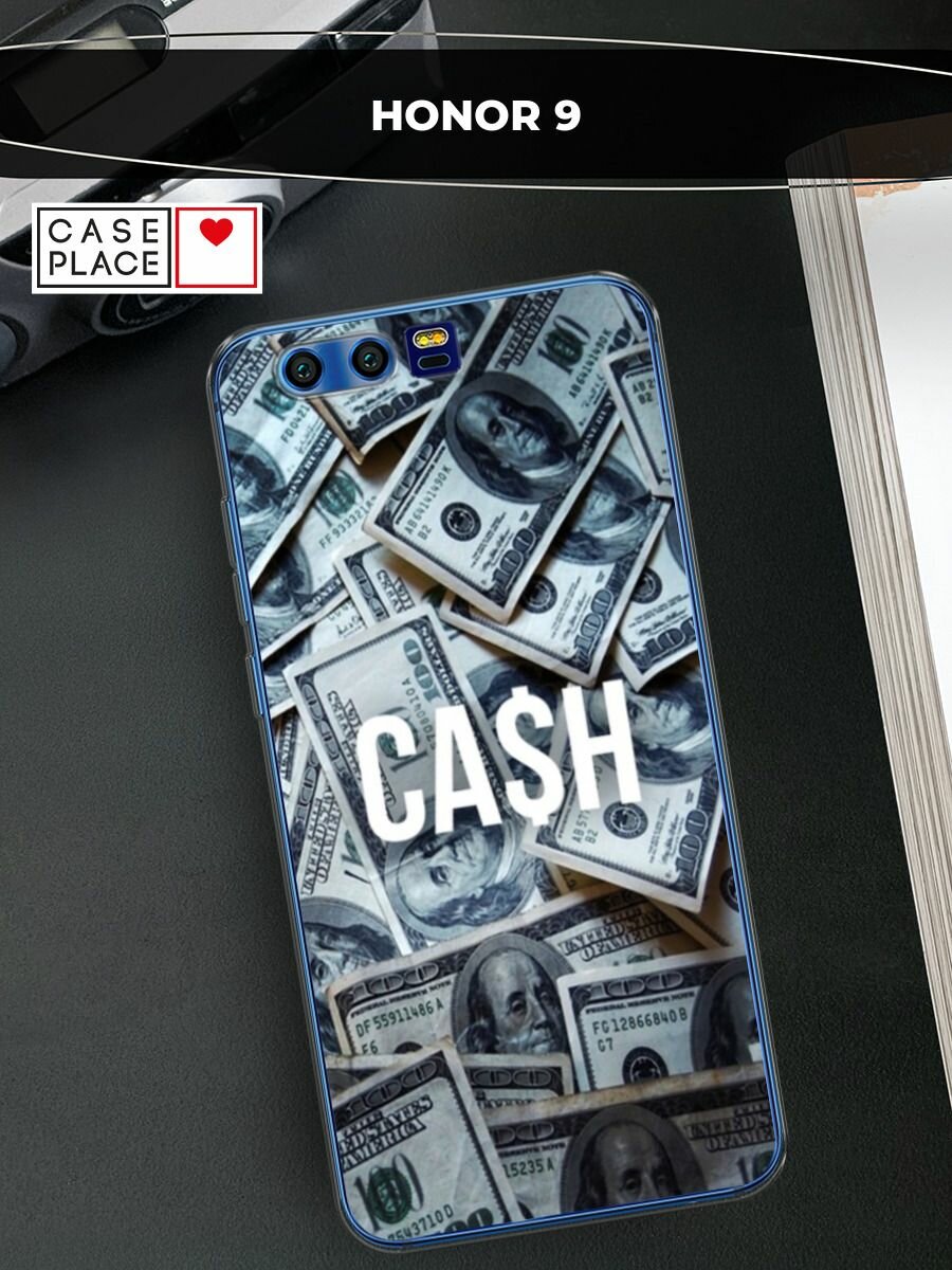 Силиконовый чехол на Honor 9 / Хонор 9 с принтом "Cash"