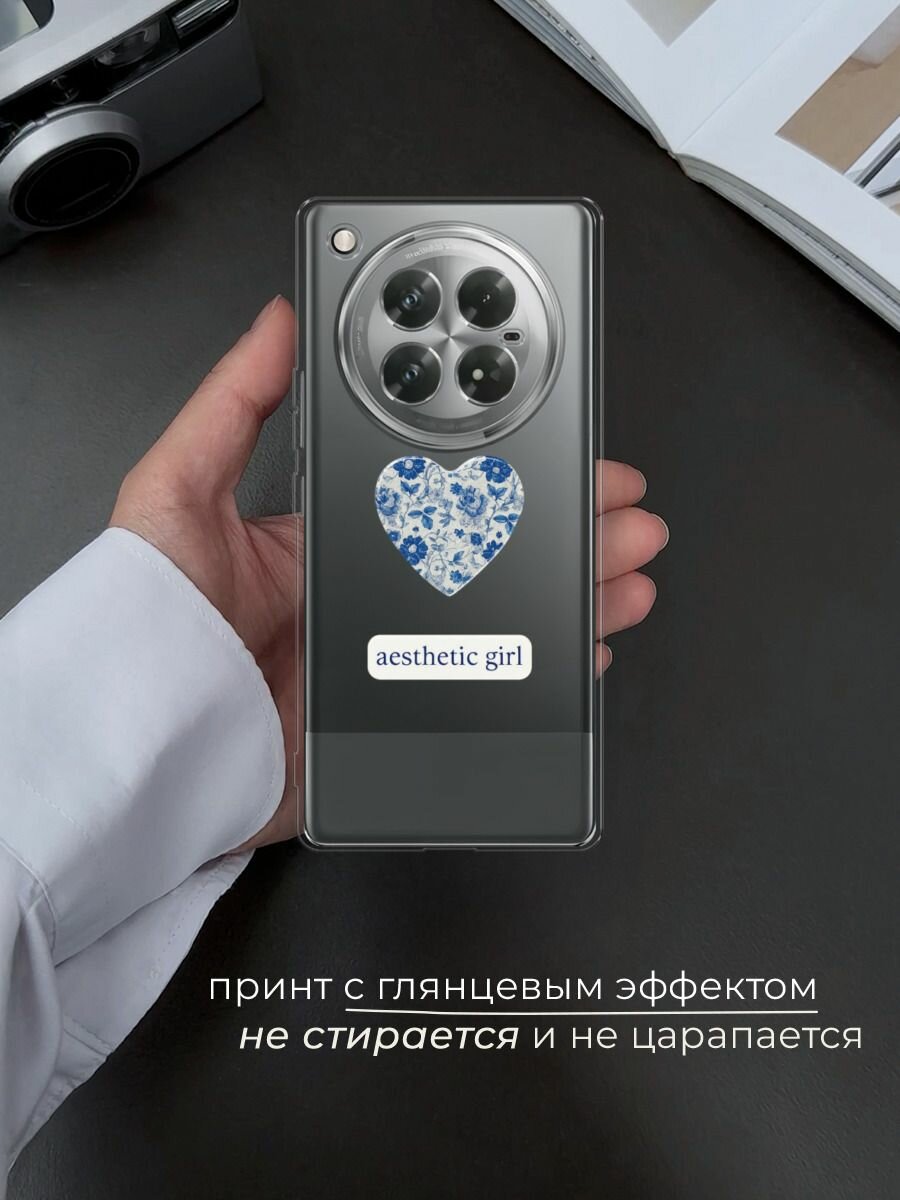 Чехол на Infinix Zero 40 5G / Инфиникс Зеро 40 5G с принтом "Aesthetic girl" — фото 1