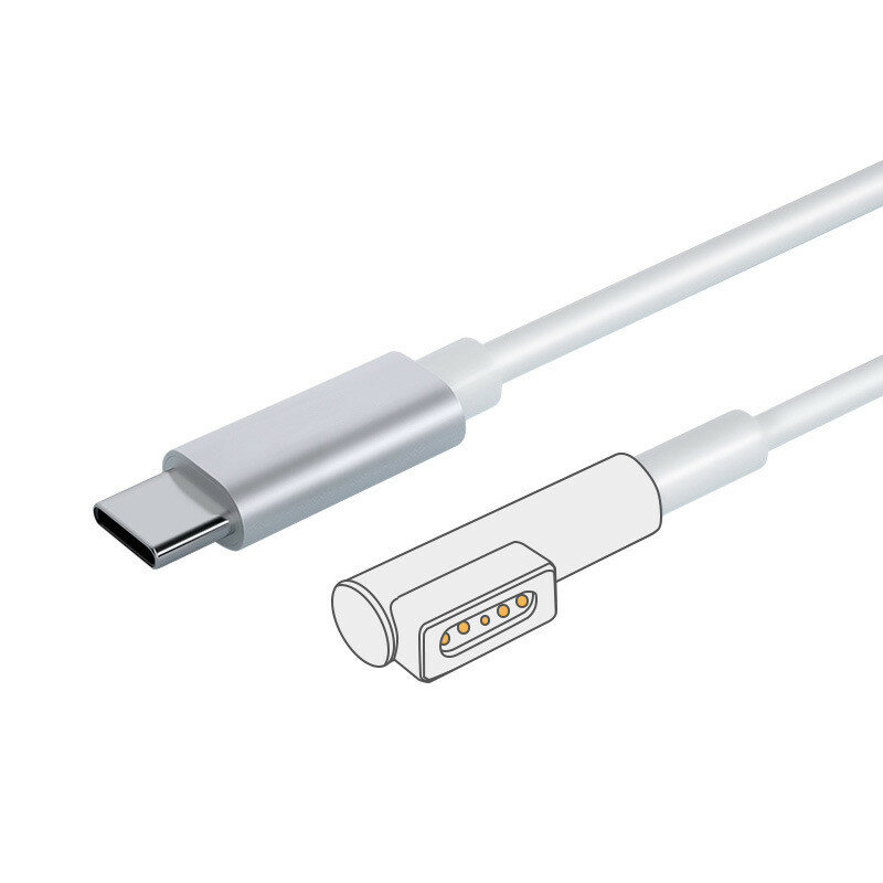 Универсальный кабель typec to magsafe2 для быстрой зарядки и передачи данных магнитный разъем