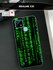 Силиконовый чехол на Realme C21 / Реалми С21 с принтом "Цифры матрицы"