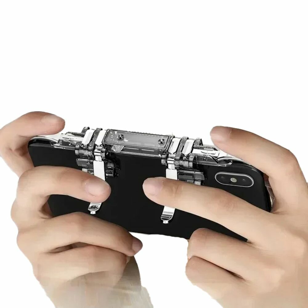 Z06 6-пальцевый регулируемый геймпад для телефона PUBG, игровой контроллер, курок-стрелок, кнопка огня, джойстик для iPhone и Android