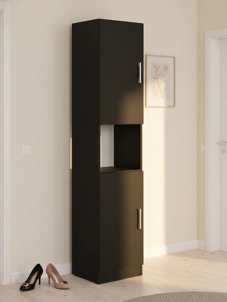 Шкаф пенал FRESTER распашной для одежды в спальню прихожую, от производителя