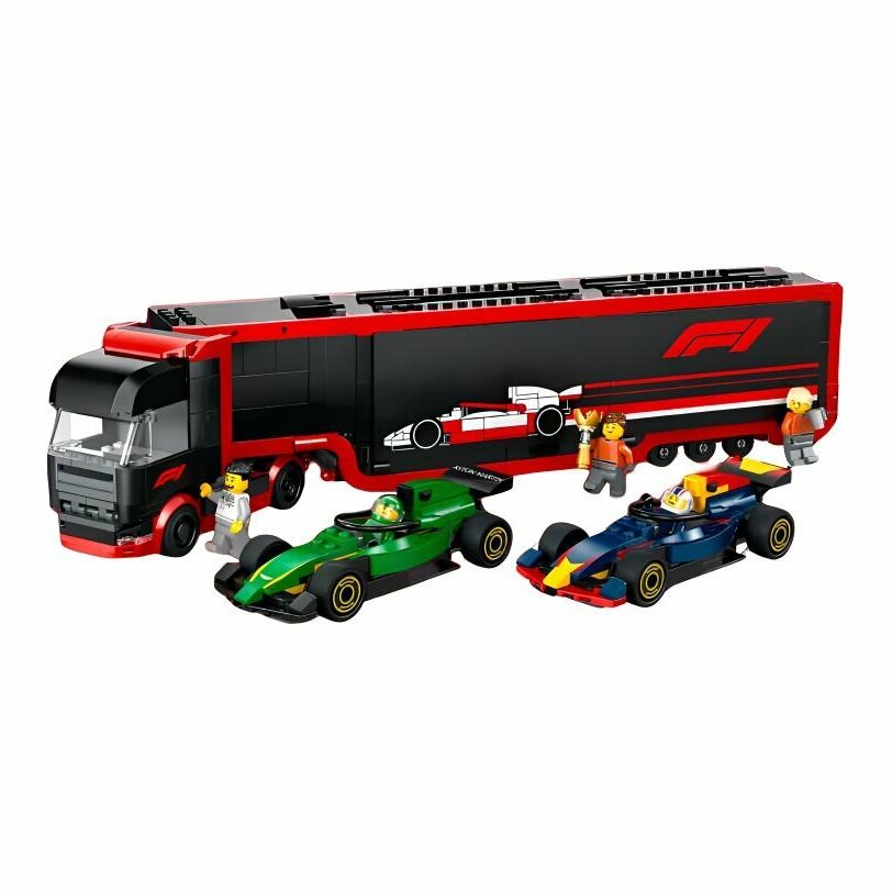 LEGO City Truck And Red Bull RB20 And Aston Martin AMR24 F1 Racing Building Blocks 1086pcs 5 Pcs 60445 null