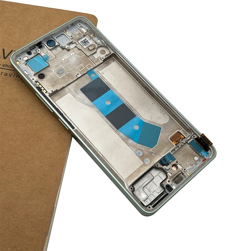 6,67 'для Redmi Note 13 4G ЖК-дисплей с цифровым преобразователем сенсорного экрана в сборе для Xiaomi Redmi Note 13 4G 23129RAA4G, 23124RA7EO дисплей OLED Green Frame