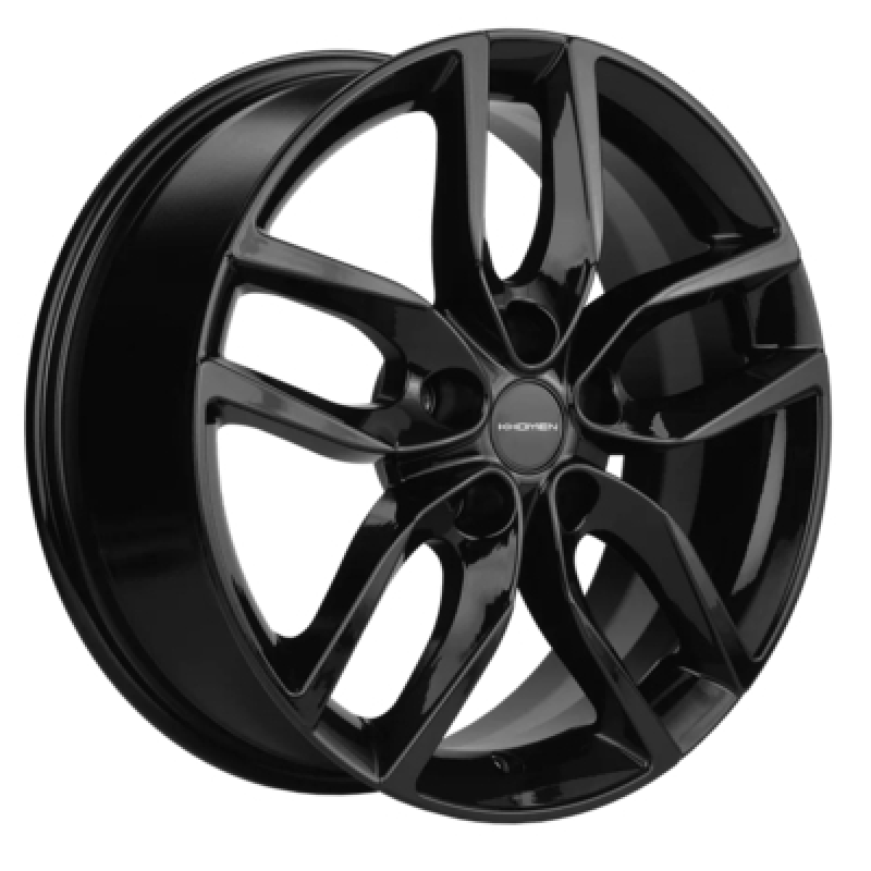 Диск колесный Khomen Wheels KHW1708 (Geely Coolray) 6,5x17 5x114,3 Dia54.1 ET45 цвет Black
