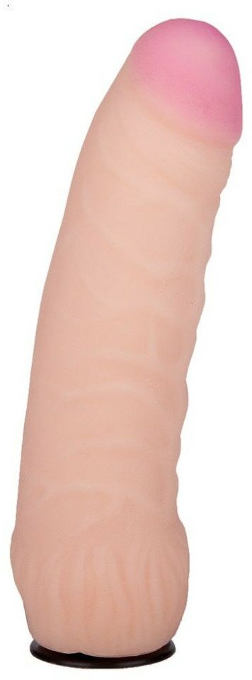 Черный пояс-трусики с двумя телесными насадками Soft-Dolli - 15,7 и 10 см.