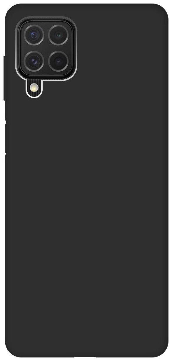 Матовый Soft Touch силиконовый чехол на Samsung Galaxy M32, Самсунг М32 черный