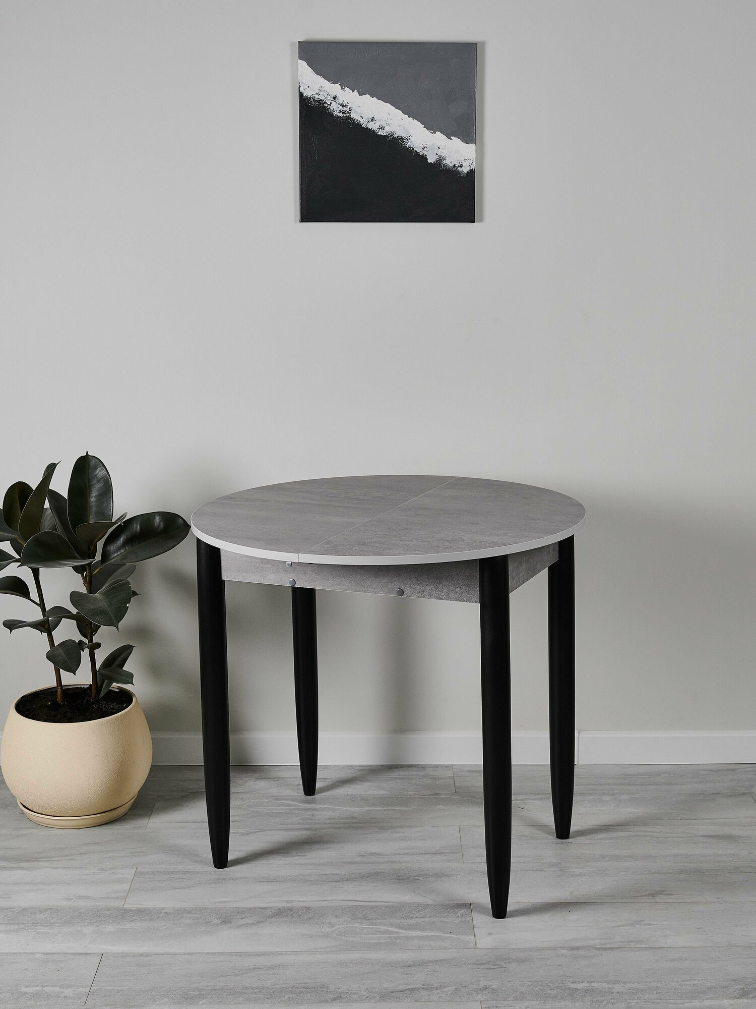 Стол кухонный раздвижной круглый