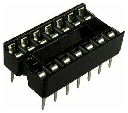 SCS-14 (DS1009-14AN), DIP панель 14 контактов узкая / 15 штук