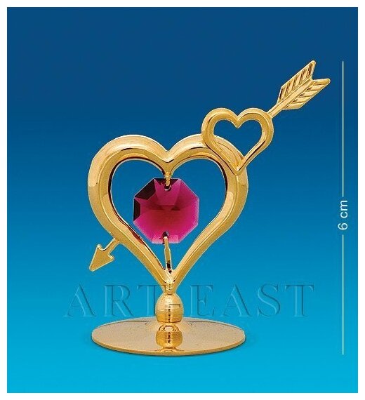 Фигурка Сердце со стрелой с цв. кр. (Юнион) AR-1293/ 1 113-602299