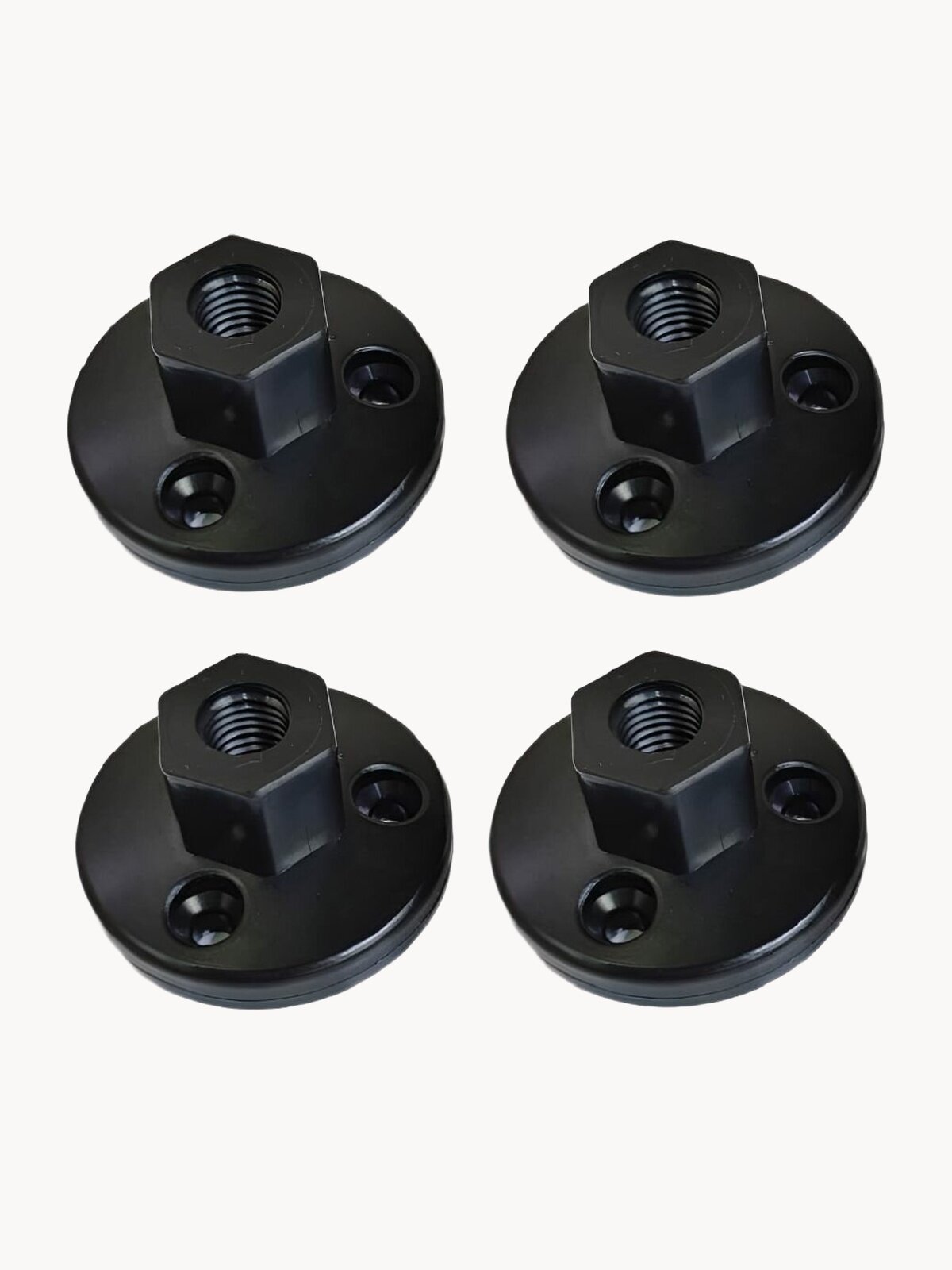 Ножки для поддона Sanway NP-R12, М12, 8 штук, полукруглая форма, черные