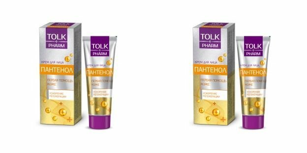 Tolk pharm Крем для лица универсальный, Пантенол, 40 мл - 2 шт