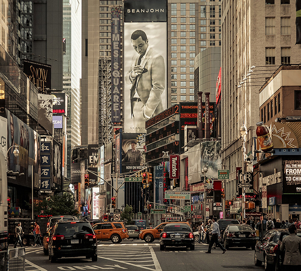 Фотообои Divino Decor "Перекресток" С-050(Б-050) 300*270 фактура холст