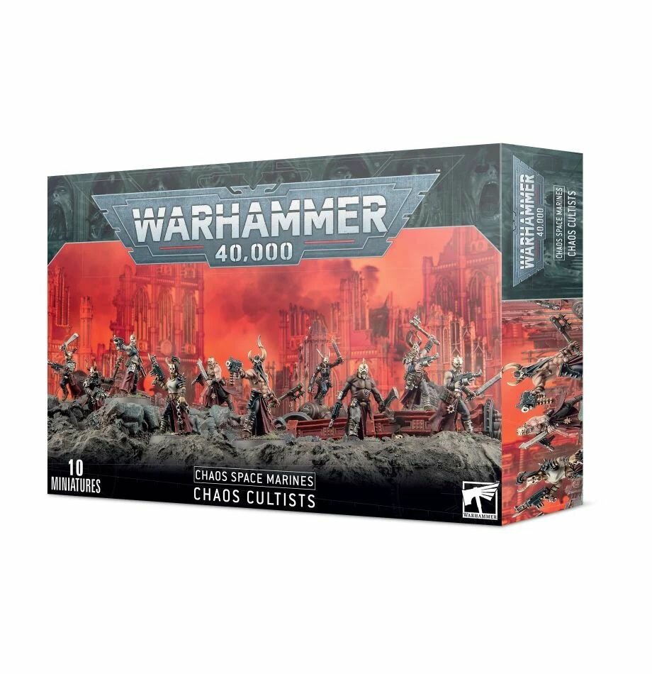 Набор сборных моделей Warhammer 40000 Chaos Space Marines: Chaos Cultists