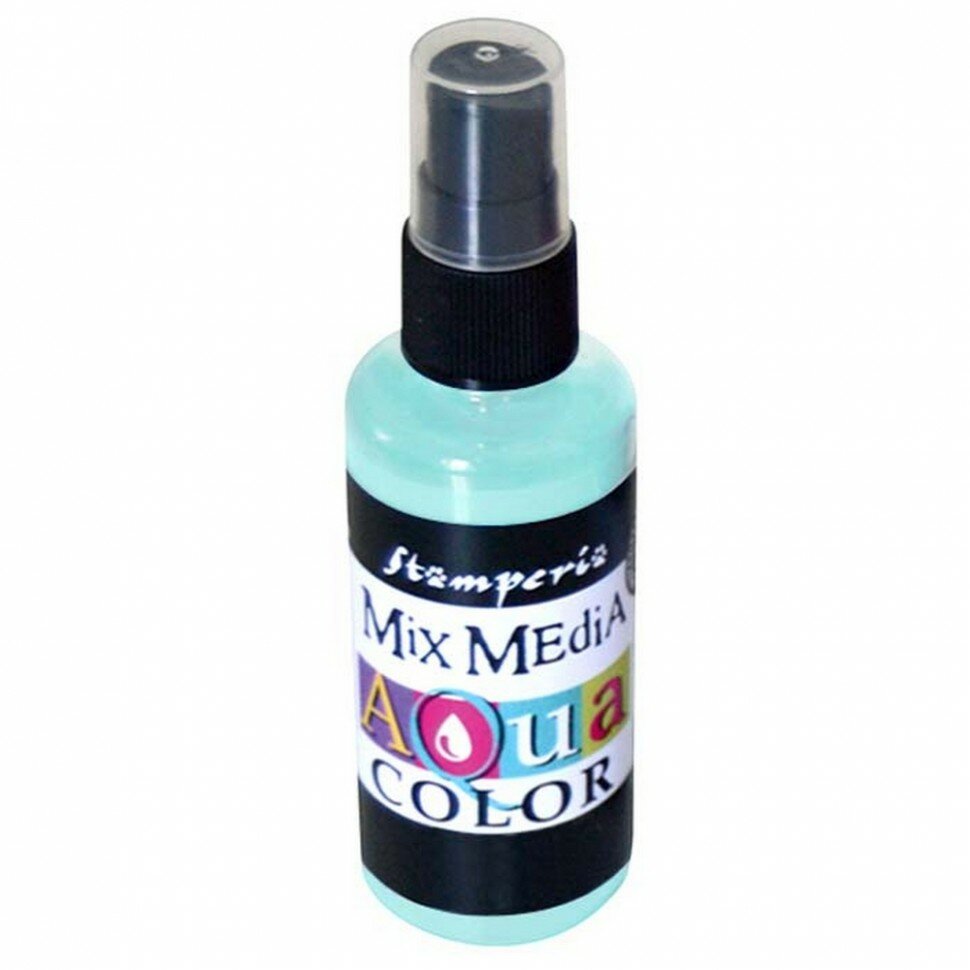Stamperia KAQ003 Краска - спрей Aquacolor Spray Акварельный зеленый 60 мл