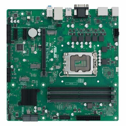 Материнская плата ASUS PRO B760M-C-CSM, LGA 1700, Intel B760, mATX, Ret