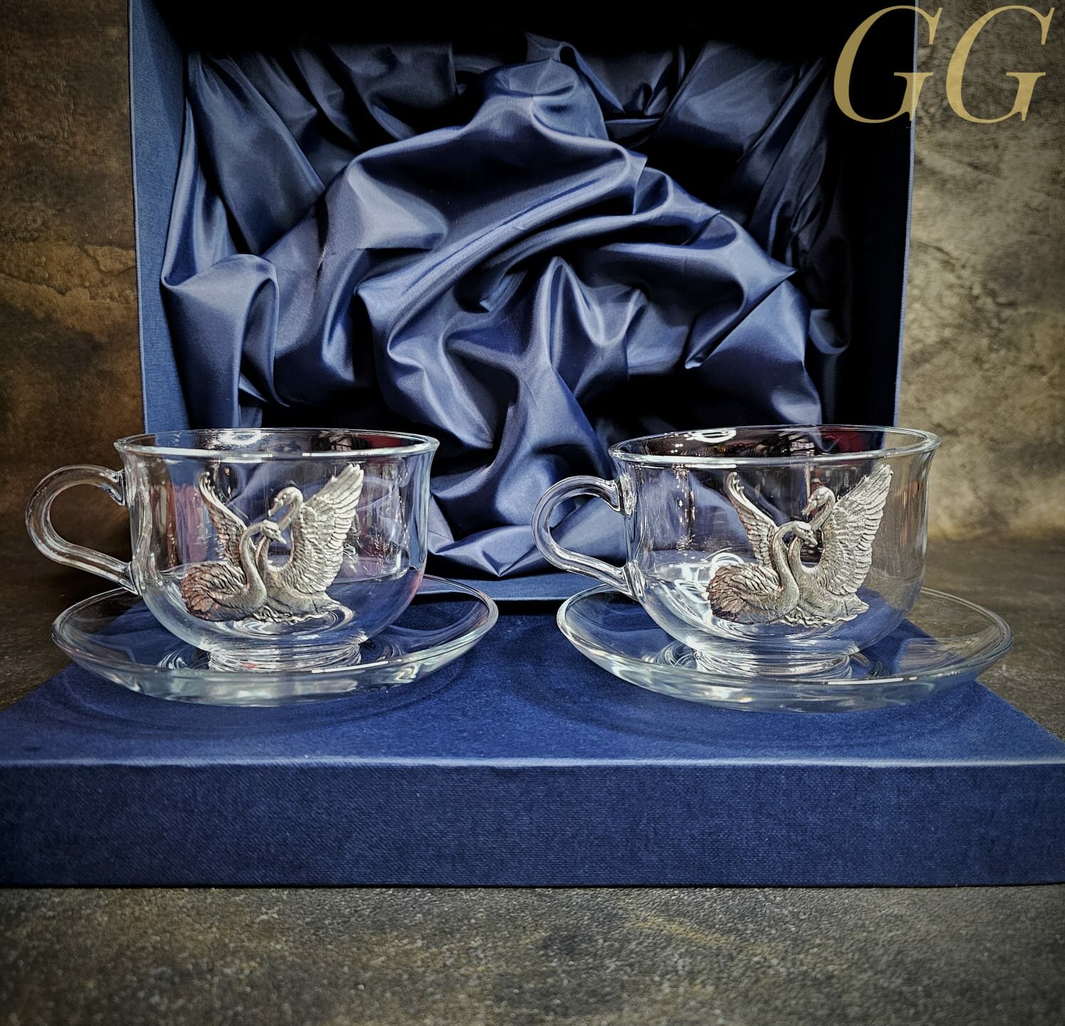 Чайная пара Верность, олово