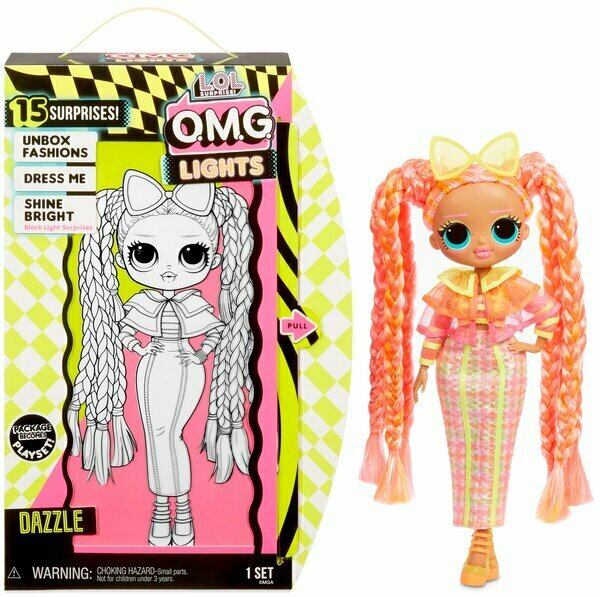 Кукла ЛОЛ L.O.L. Surprise OMG Lights Series - Dazzle