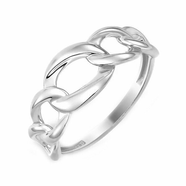 Кольцо, серебро, 925 проба, родирование