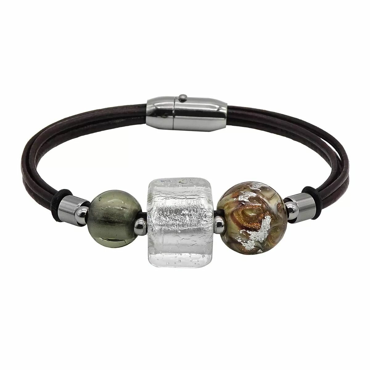 Браслет, муранское стекло, стекло