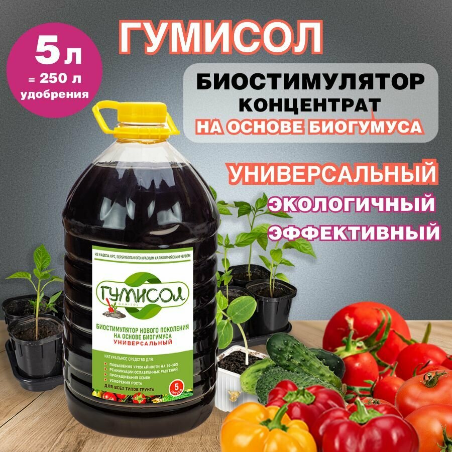 Гумисол жидкий концентрат универсальный 5 л