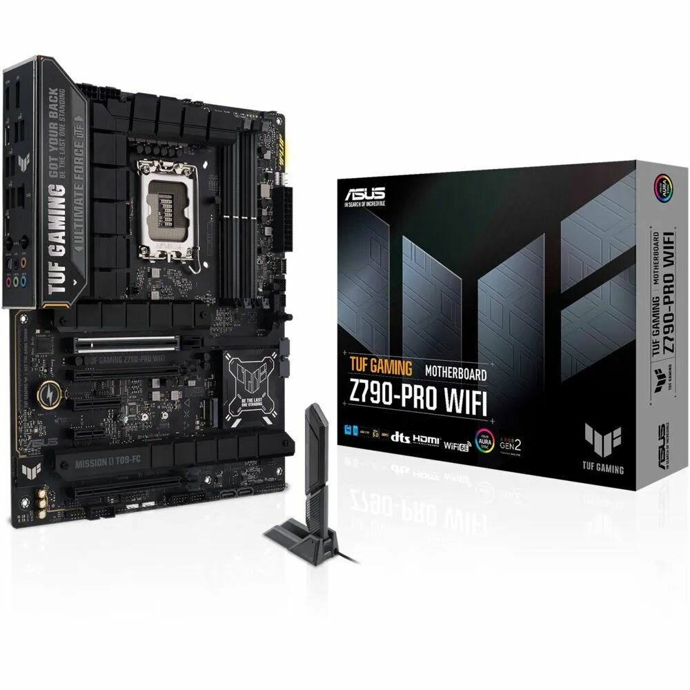 Материнская плата ASUS TUF GAMING Z790-PRO WIFI (LGA 1700, Intel Z790, макс. RAM 192 ГБ, ATX, PCIe 5.0), 90MB1FJ0-M0EAY0
