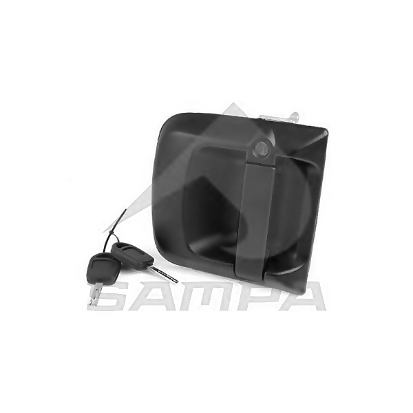 SAMPA 023.215 (023215_SA) ручка дверная левая, с ключами\ man tga xxl / xlx / lx