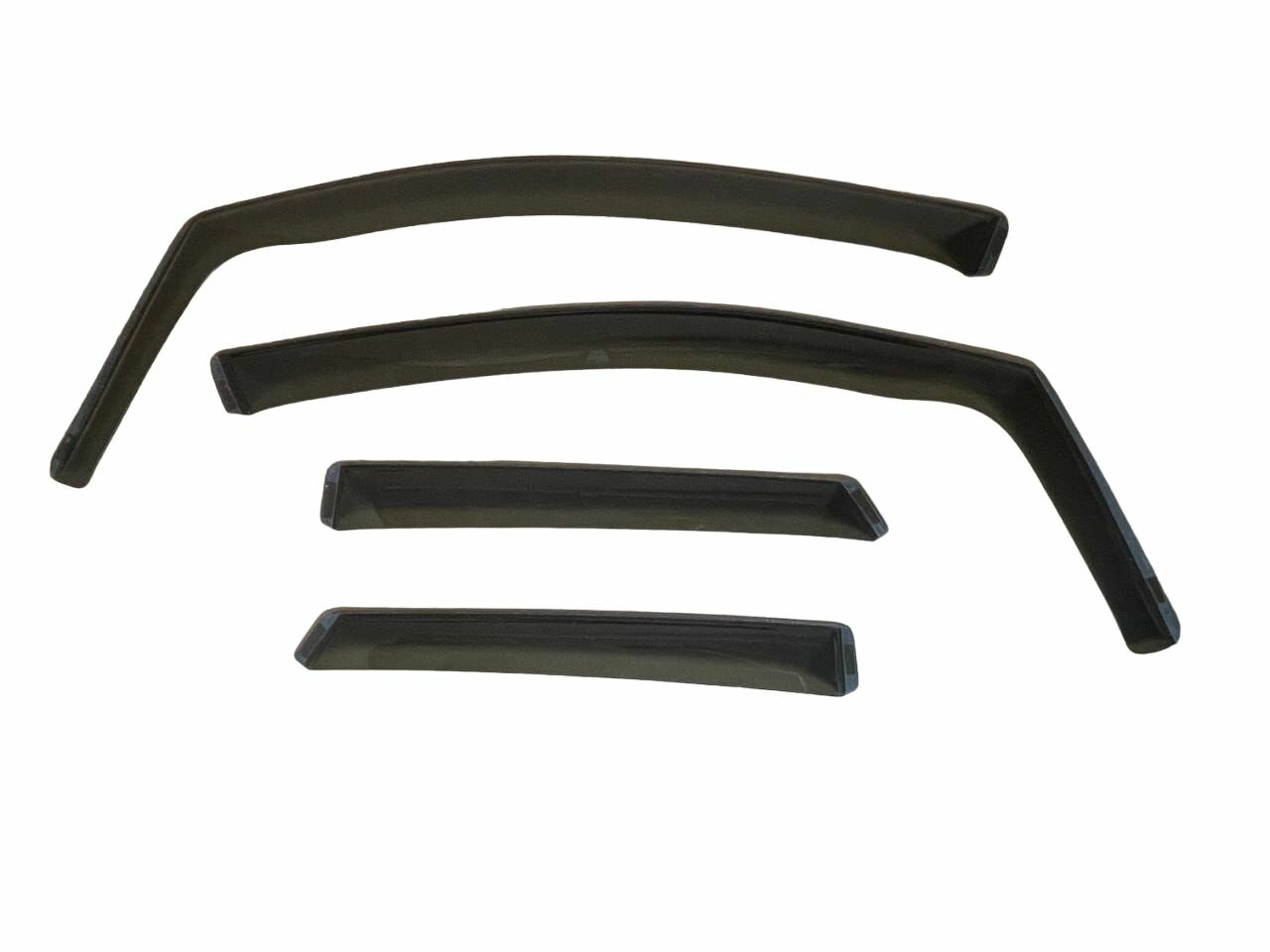 Дефлекторы окон (ветровики) на Renault Kaptur (2016->) (вставные)