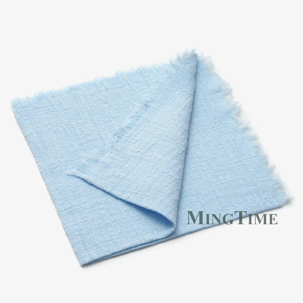 Салфетки MINGTIME из хлопка 41x41 см Голубой, Light Blue