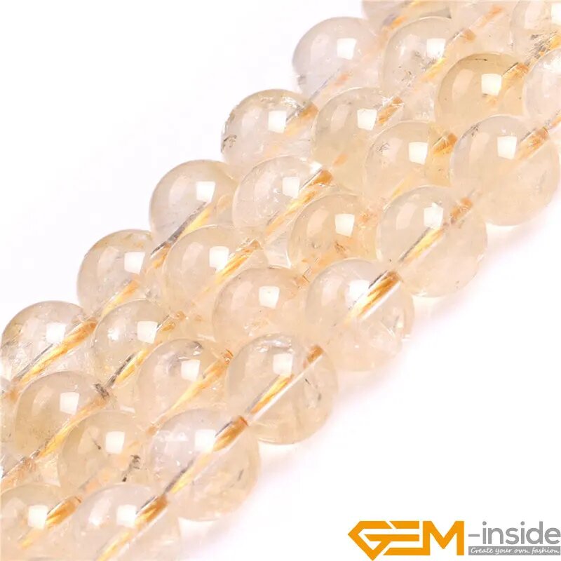Бусины из цитрина GEM-inside 10mm