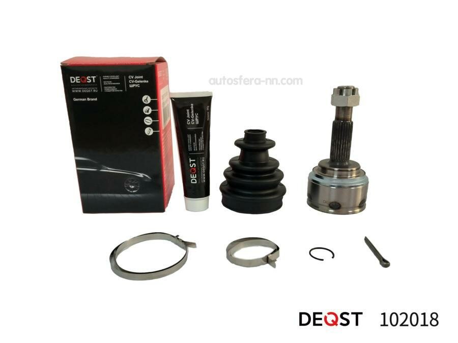 DEQST 102018 ШРУС PEUGEOT 206 1.1-1.4 98- нар.