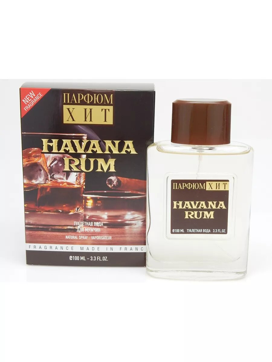 Туалетная вода КПК-Парфюм HAVANA RUM, мужская, восточно-древесный аромат, 100мл