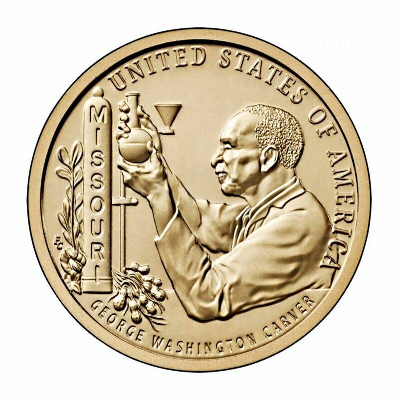1 доллар США 2024 г. Джордж Вашингтон Карвер (Миссури) Двор D. Американские инновации.