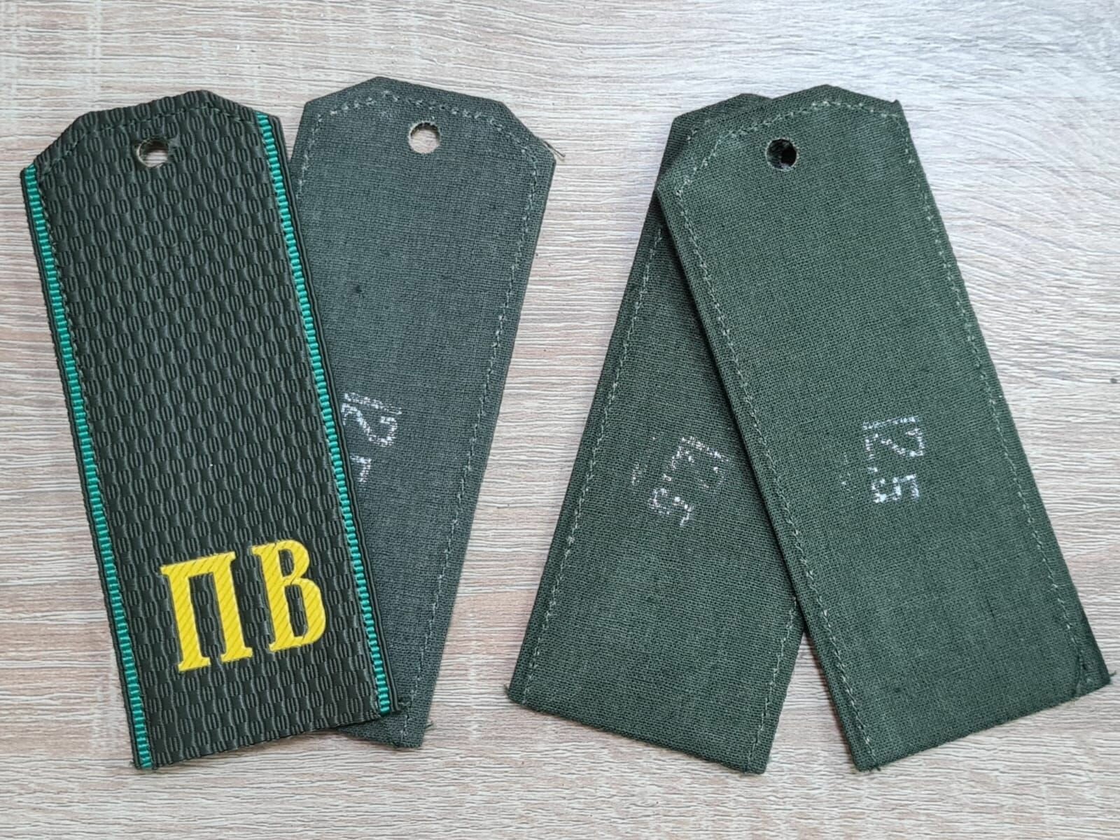 Погоны Пограничных войск (ПВ), с хранения, 12,5 см.