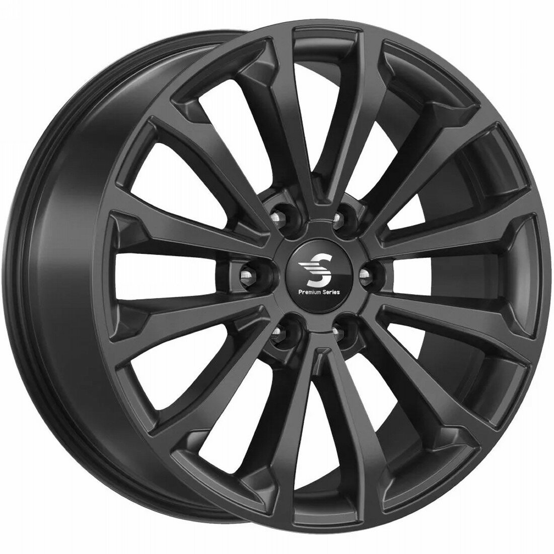 Колесный диск Premium Series КР006 8,5x20 6x139,7 ET30 77,9 Fury Black литой для автомобиля