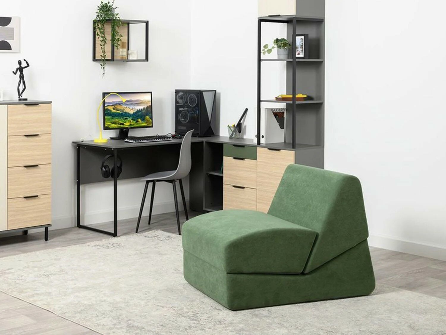 Кресло Mobi Марвэл Epic EPIC 70 MOSS Размеры: Высота 740мм Глубина 1300мм Ширина 670мм